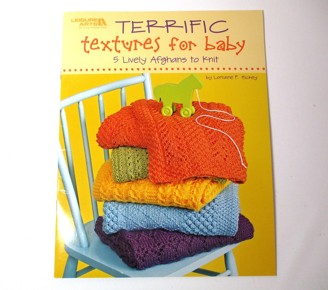 Leisure Arts Terrific Textures for Baby Knit Afghan Book BK2693 - Etsy
