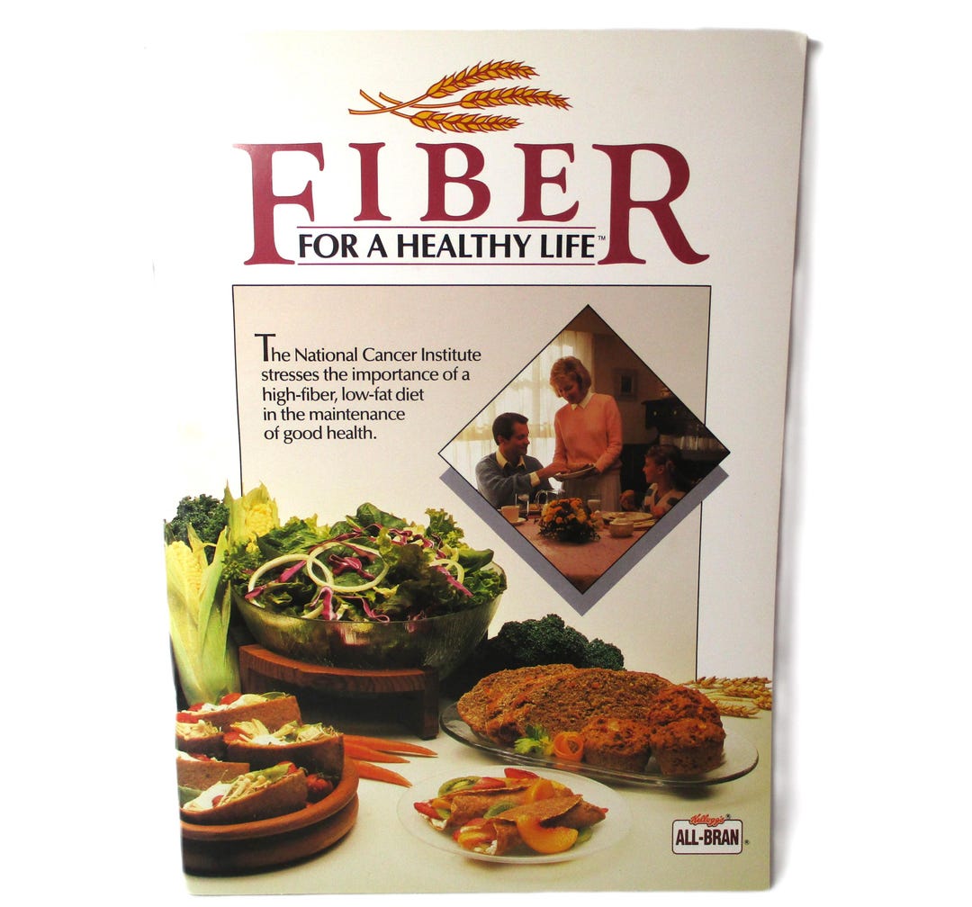 Kelloggs Fiber for a Healthy Life Cookbook BK2774 - Etsy