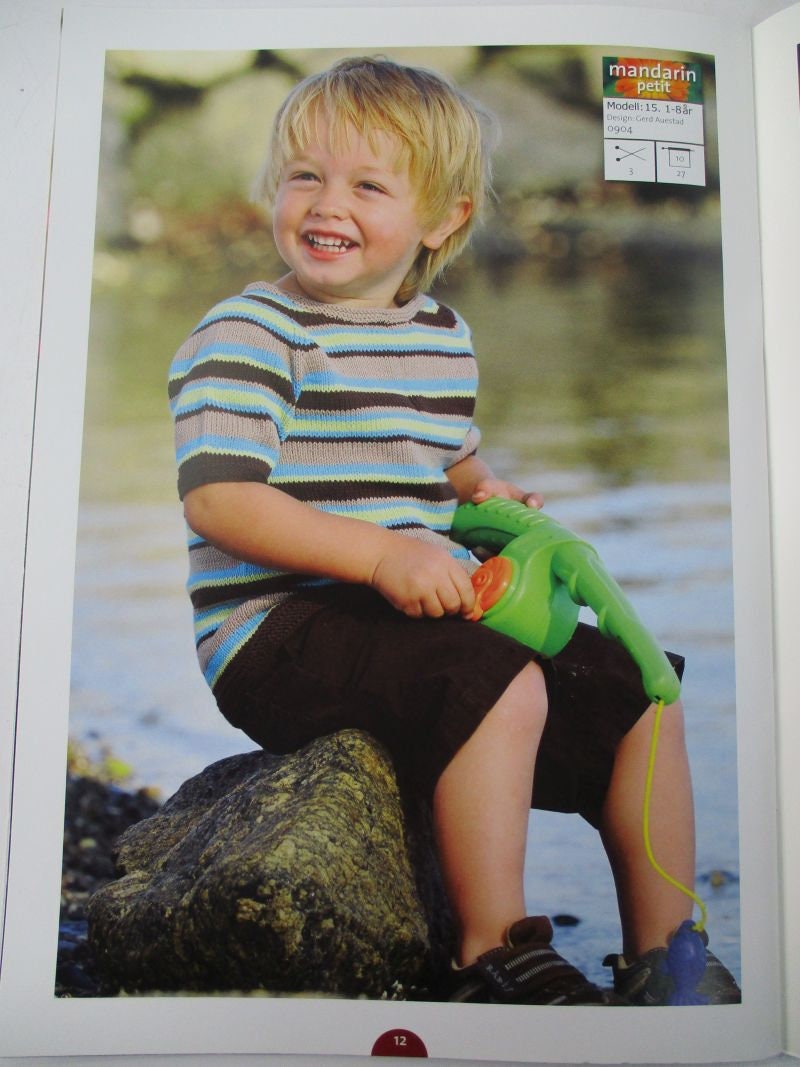 Sandnes Garn Mandarin Barn Knitting Pattern Book BK498 - Etsy