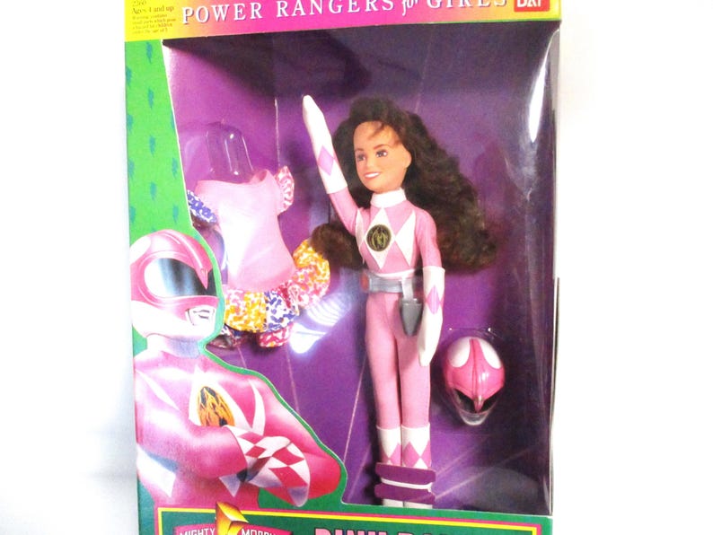 Mighty Morphin Power Rangers Pink Ranger Kimberly Doll TS2926 - Etsy