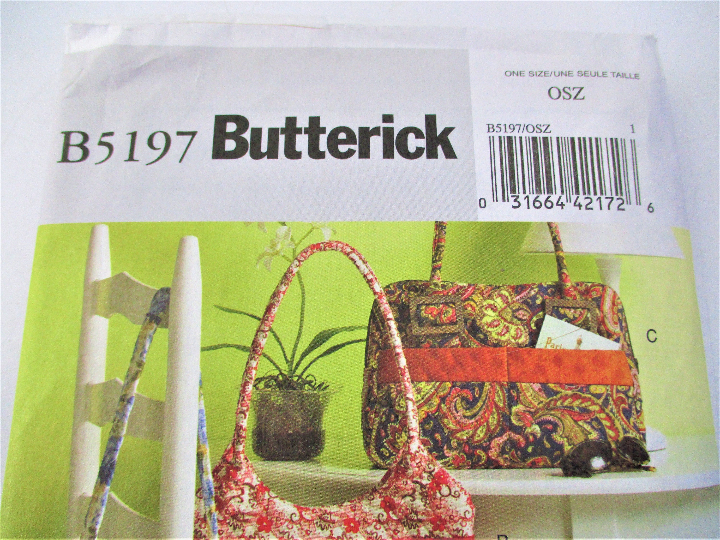 Butterick Bags One Size Sewing Pattern PT803 - Etsy