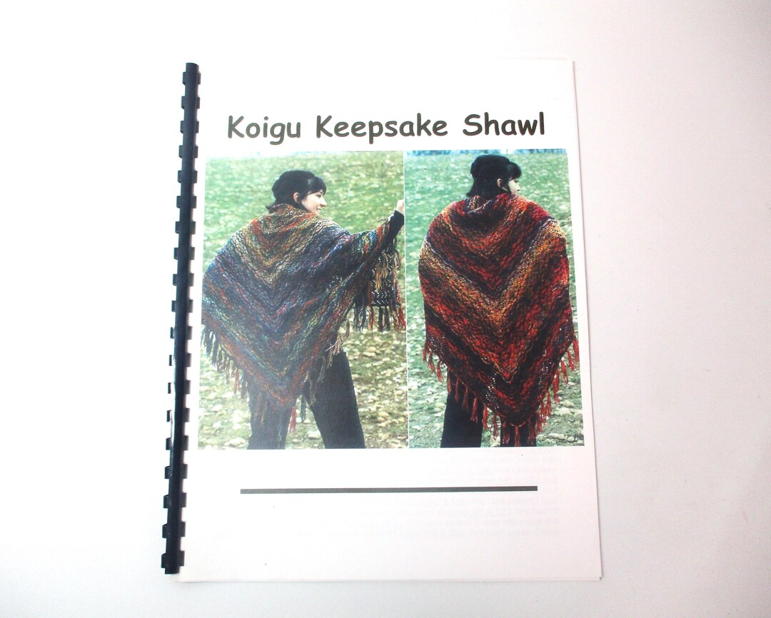 Koigu Keepsake Shawl Knitting Pattern Book BK3035 - Etsy