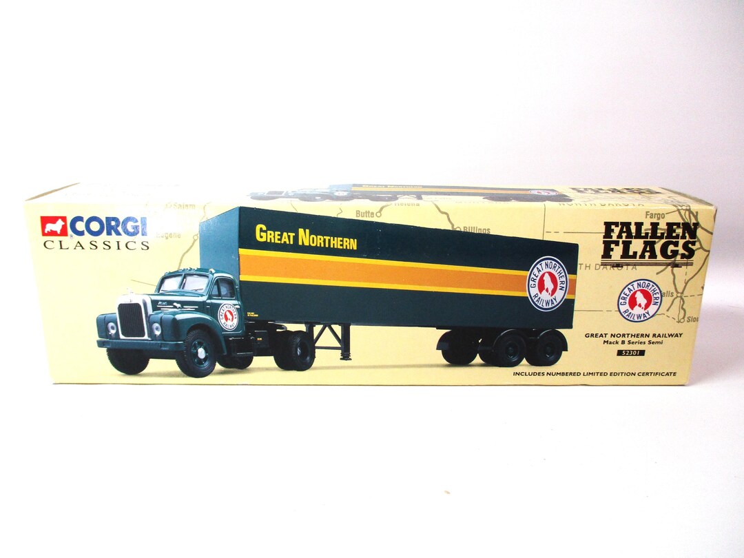 Corgi Classics Great Northern Railway Mack B Series Diecast Semi TT3008 ...