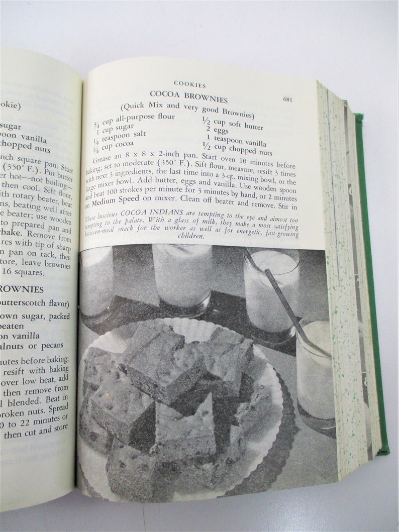 1959 Modern Encyclopedia of Cooking Hardback Book by Meta Givens BK1935 ...