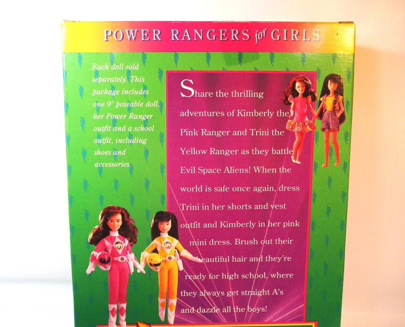 Mighty Morphin Power Rangers Pink Ranger Kimberly Doll TS2926 - Etsy