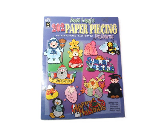 Annie Lang 202 Paper Piecing Patterns BK3118 - Etsy