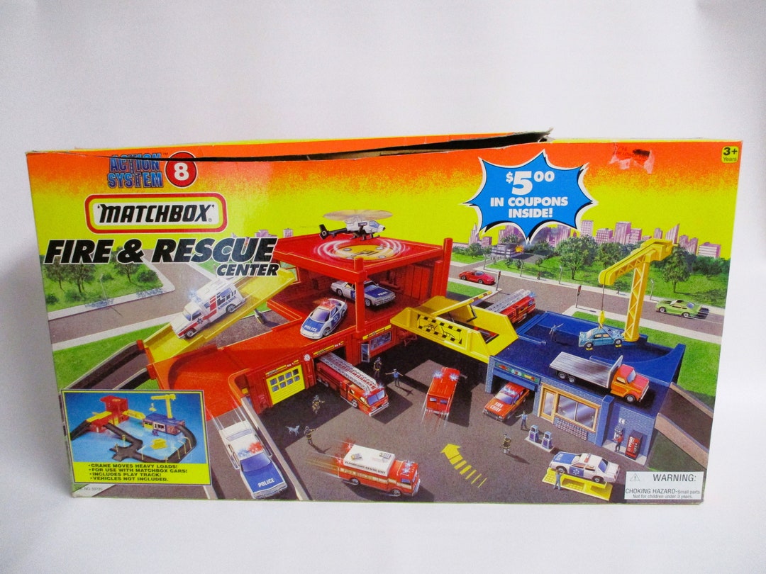 Matchbox Action System Fire and Rescue Center 8 TS2213 - Etsy