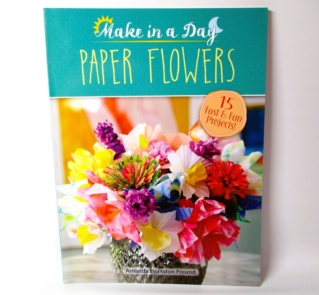 Make in a Day Paper Flowers Book BK2494 - Etsy