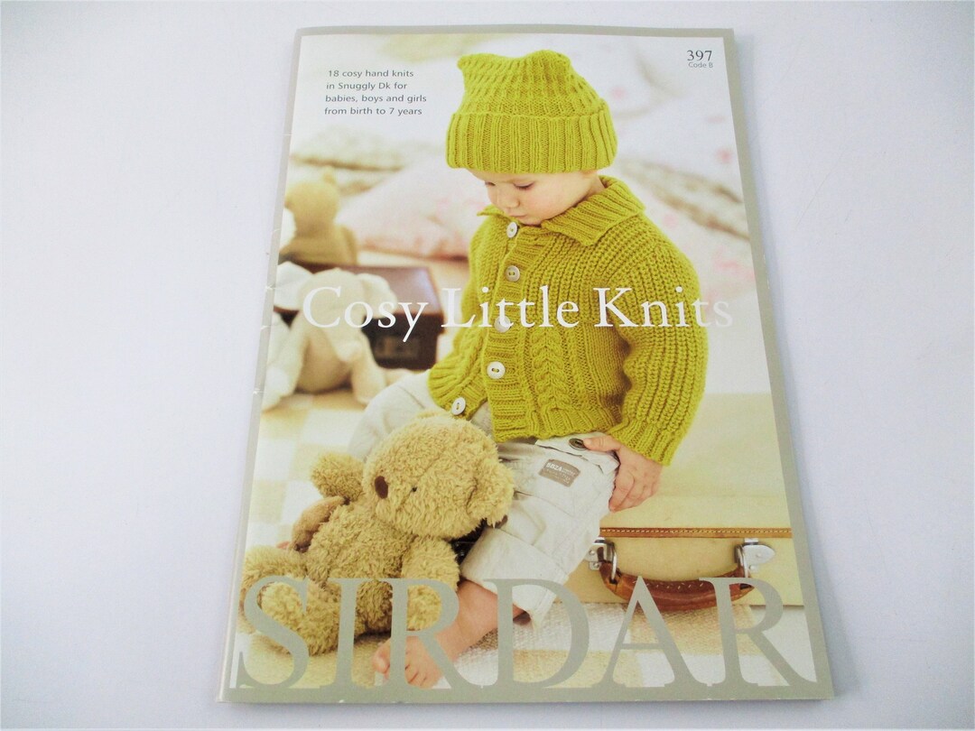 Sirdar Cosy Little Knits in Snuggly Dk Knitting Pattern Book BK1990 - Etsy
