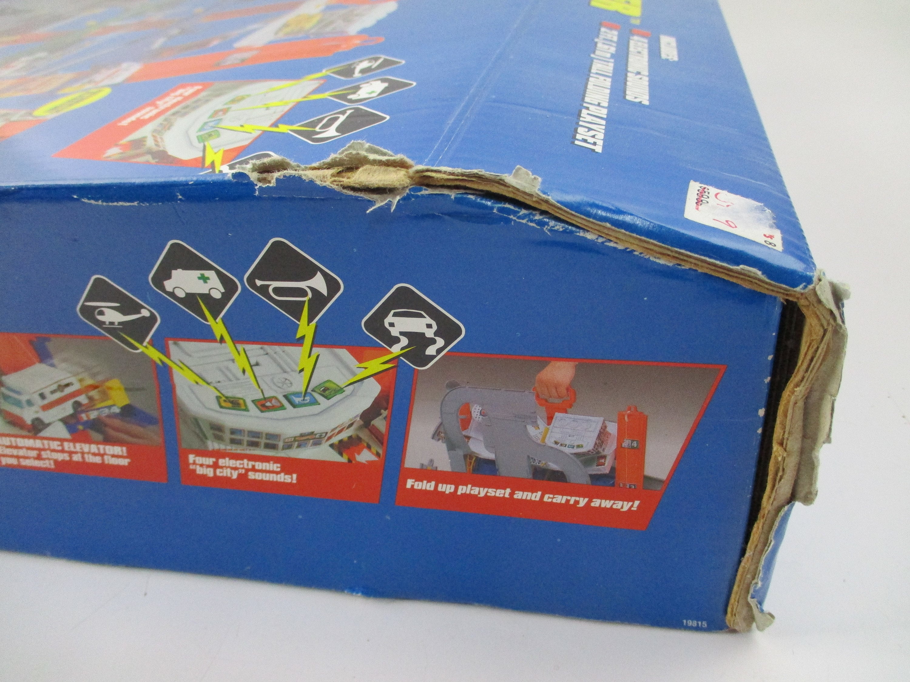 Mattel 1998 Hot Wheels Super Electronic City Center Four Level Deluxe ...
