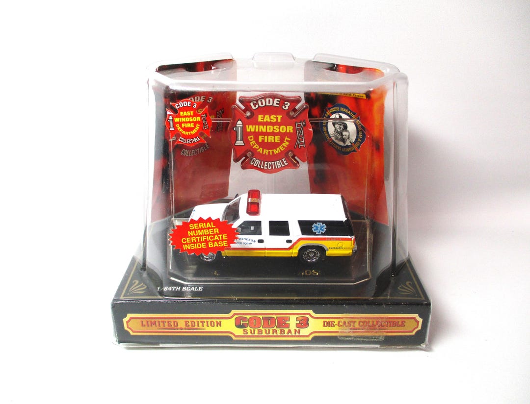 Code 3 East Windsor Fire Department Suburban Diecast Model TC2959 - Etsy