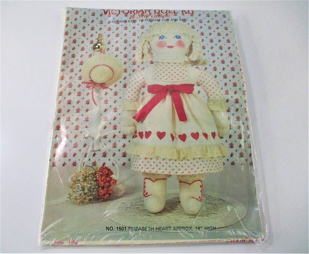 1985 Elizabeth Heart 18 Inch Victorian Doll Kit DK1900 - Etsy