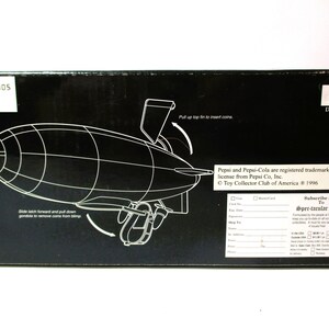 Pepsi Cola Diecast Metal Blimp Replica Bank by Liberty Classics TB2260 ...