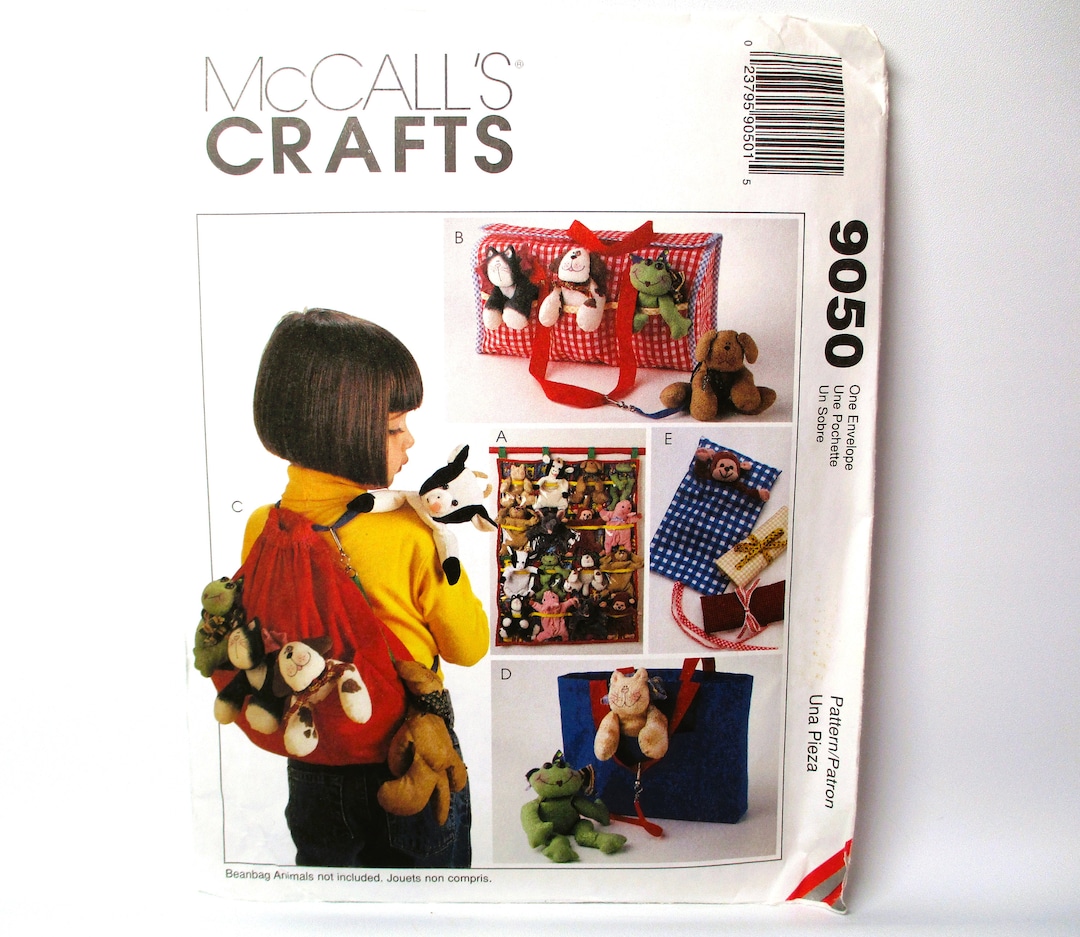 Beanie Baby Storage and Carry Sewing Pattern Mccalls Crafts PT2410 - Etsy