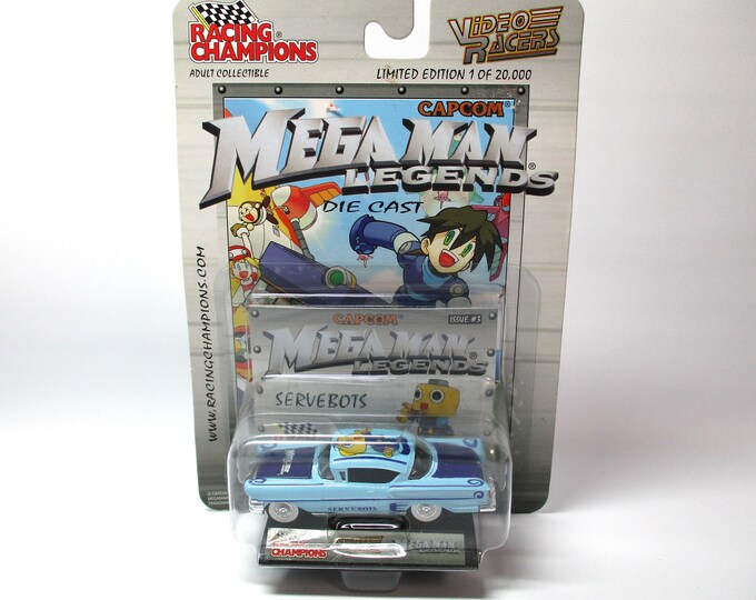 Racing Champions Video Racers Mega Man Legends Serve Bots Car TC2253 - Etsy