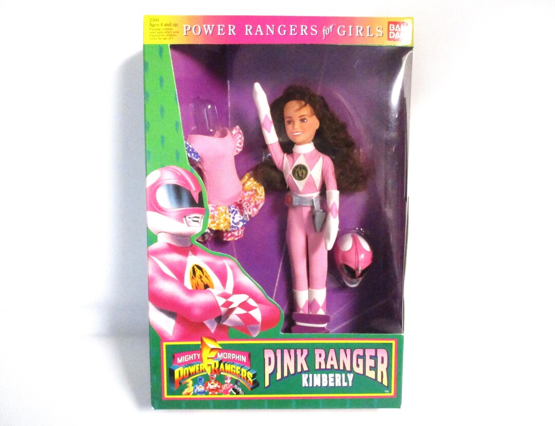 Mighty Morphin Power Rangers Pink Ranger Kimberly Doll TS2926 - Etsy