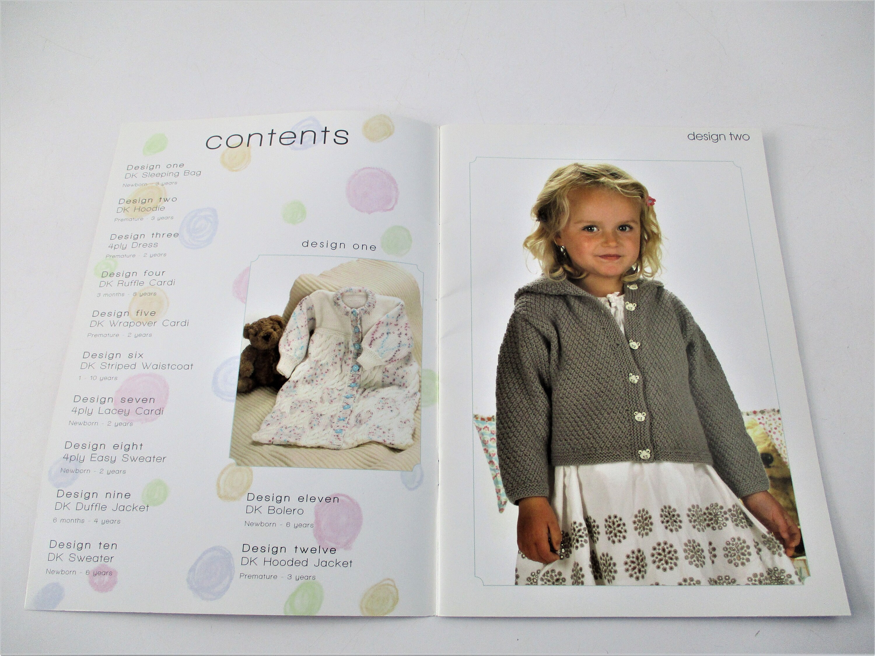 Peter Pan Yarn Twelve Designs for Newborns and Children Pattern Book ...