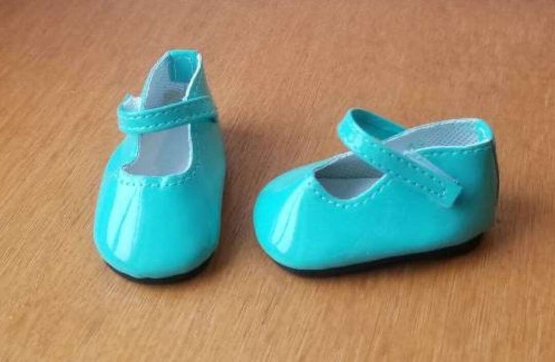 Green Patent Baby Shoes Doll Kidz n Cats Götz Maru and Friends Paola ...