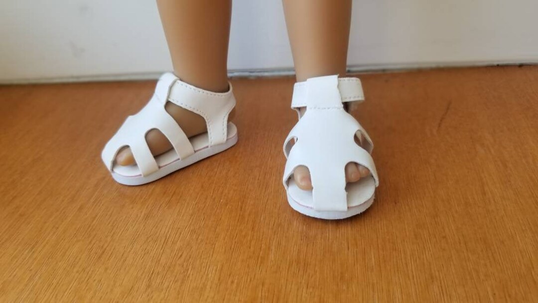 Shoes Sandals White Doll Kidz n Cats Götz Maru and Friends Paola Reina ...