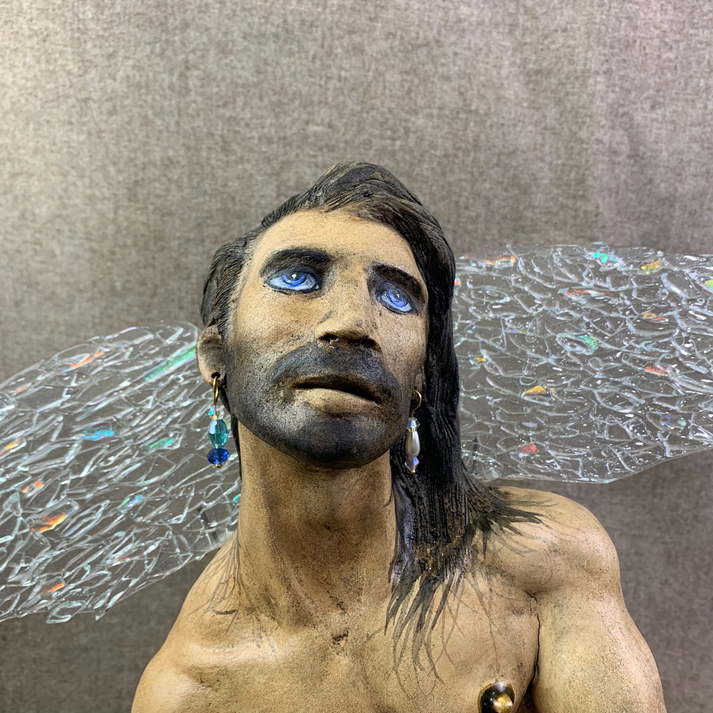 Gay Male Art Male Sculpture Male Figurine Man Body Statue Queer Art Lgbtq Etsy