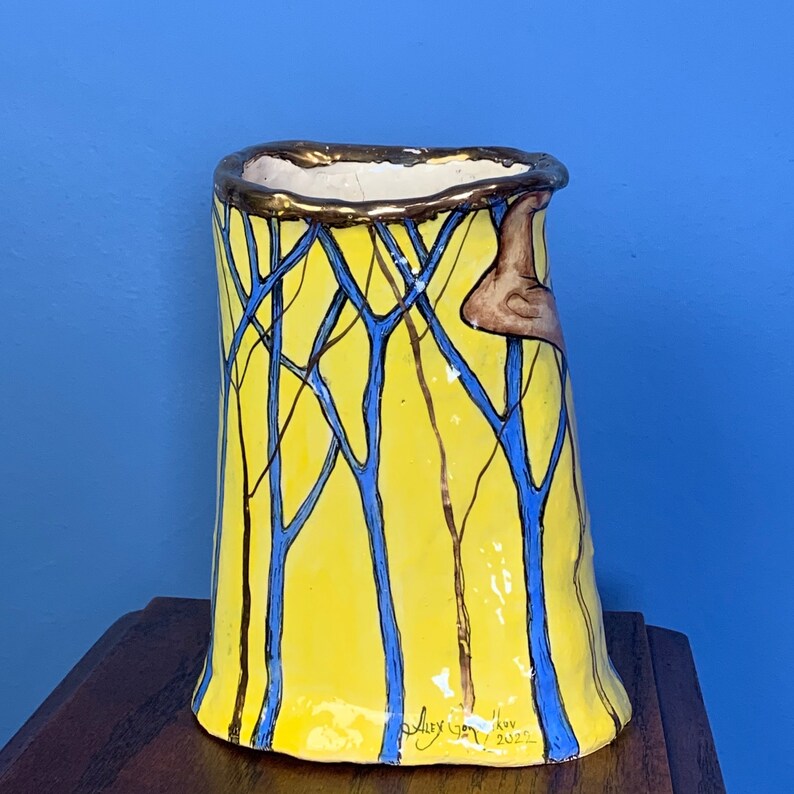 Gay Art Nude Male Sculpture Warrior Vase Created By Alex Gordenkov Gay Erotic Homoerotic Art