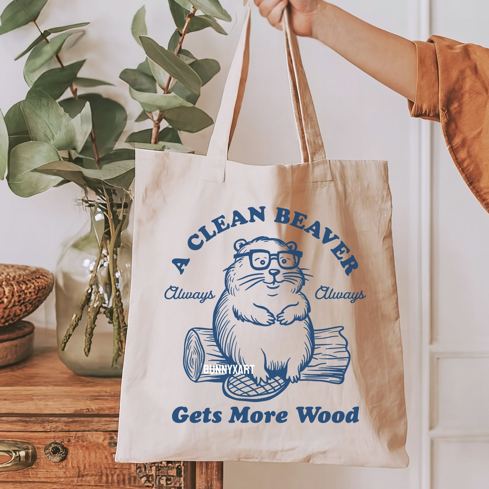 A Clean Beaver Always Gets More Wood SVG PNG Files, Funny Beaver Shirt ...