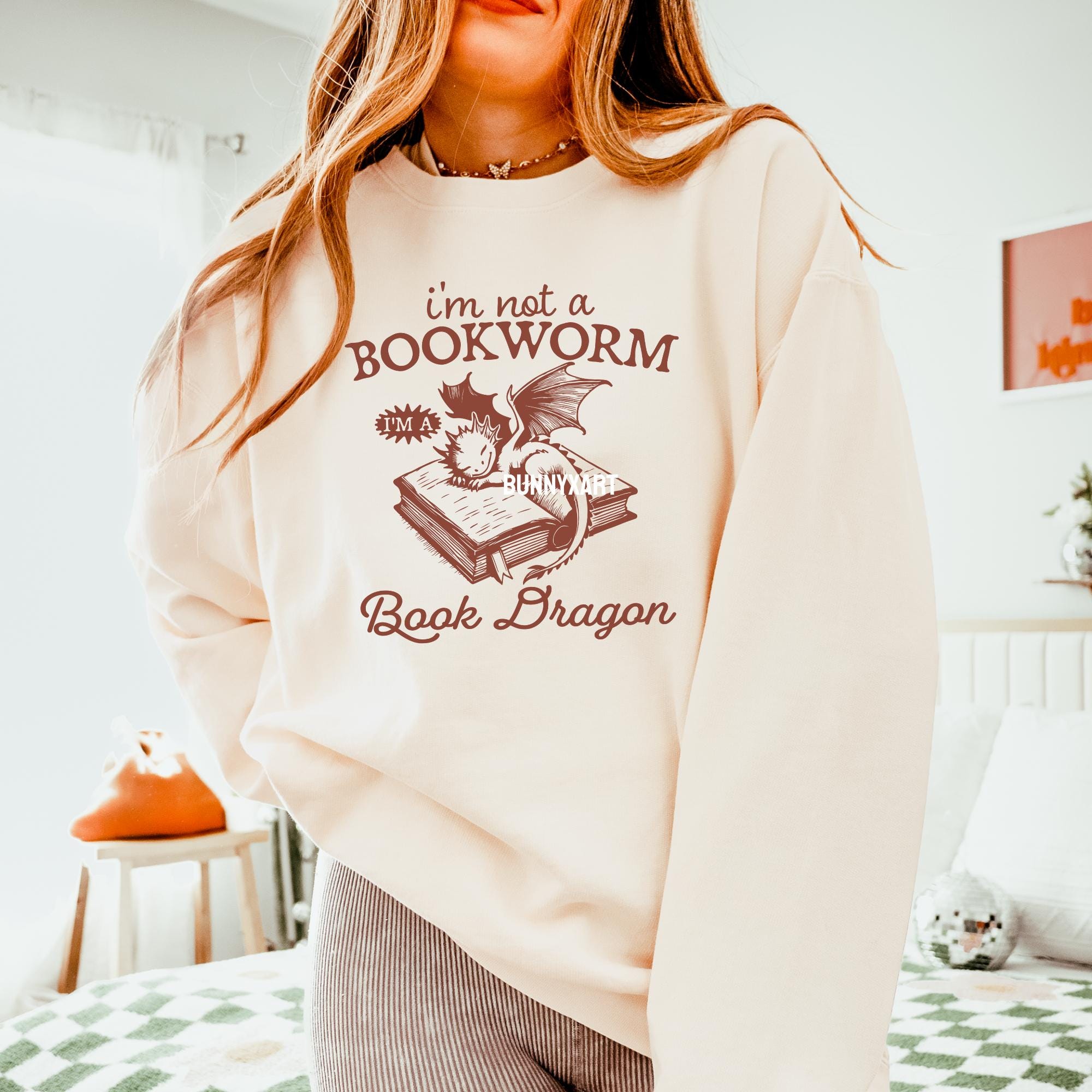 I'm Not A Bookworm I'm A Book Dragon SVG PNG, Dragon Book Lover Club ...