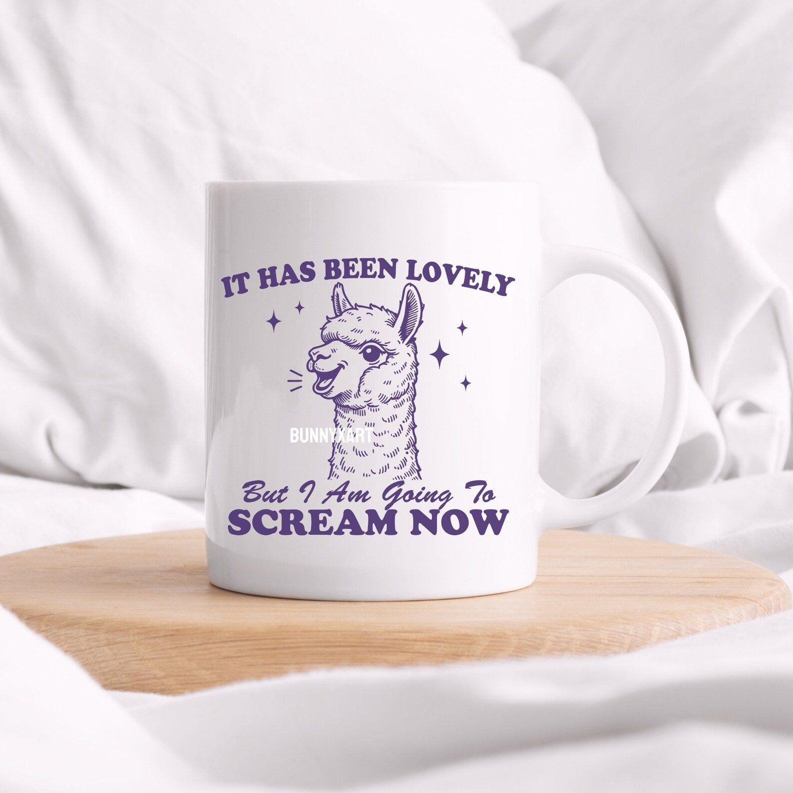 Screaming Alpaca, It Has Been Lovely but I Am Going to Scream Now, SVG ...