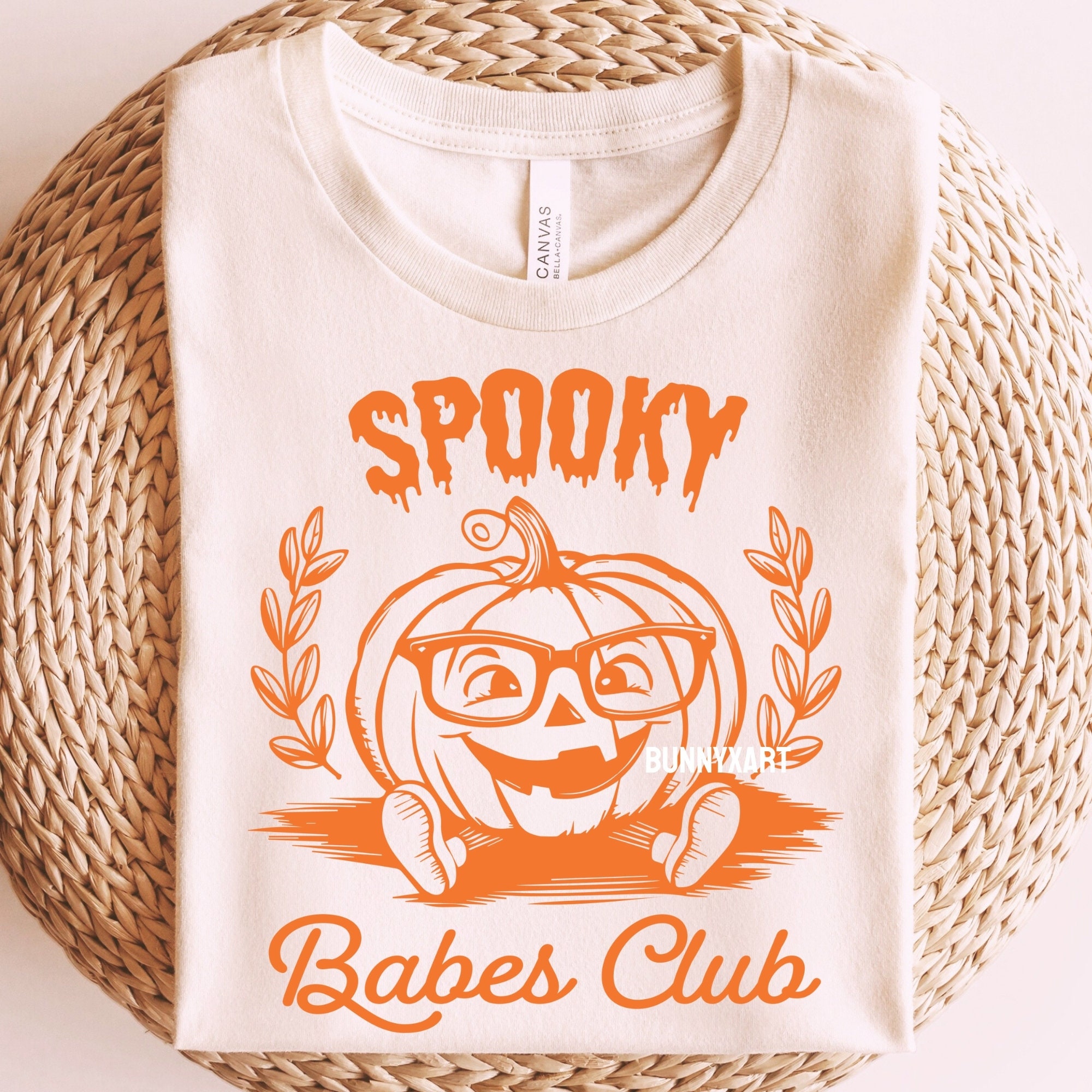Spooky Babes Club Svg Png Files Retro Halloween Pumpkin Png Spooky