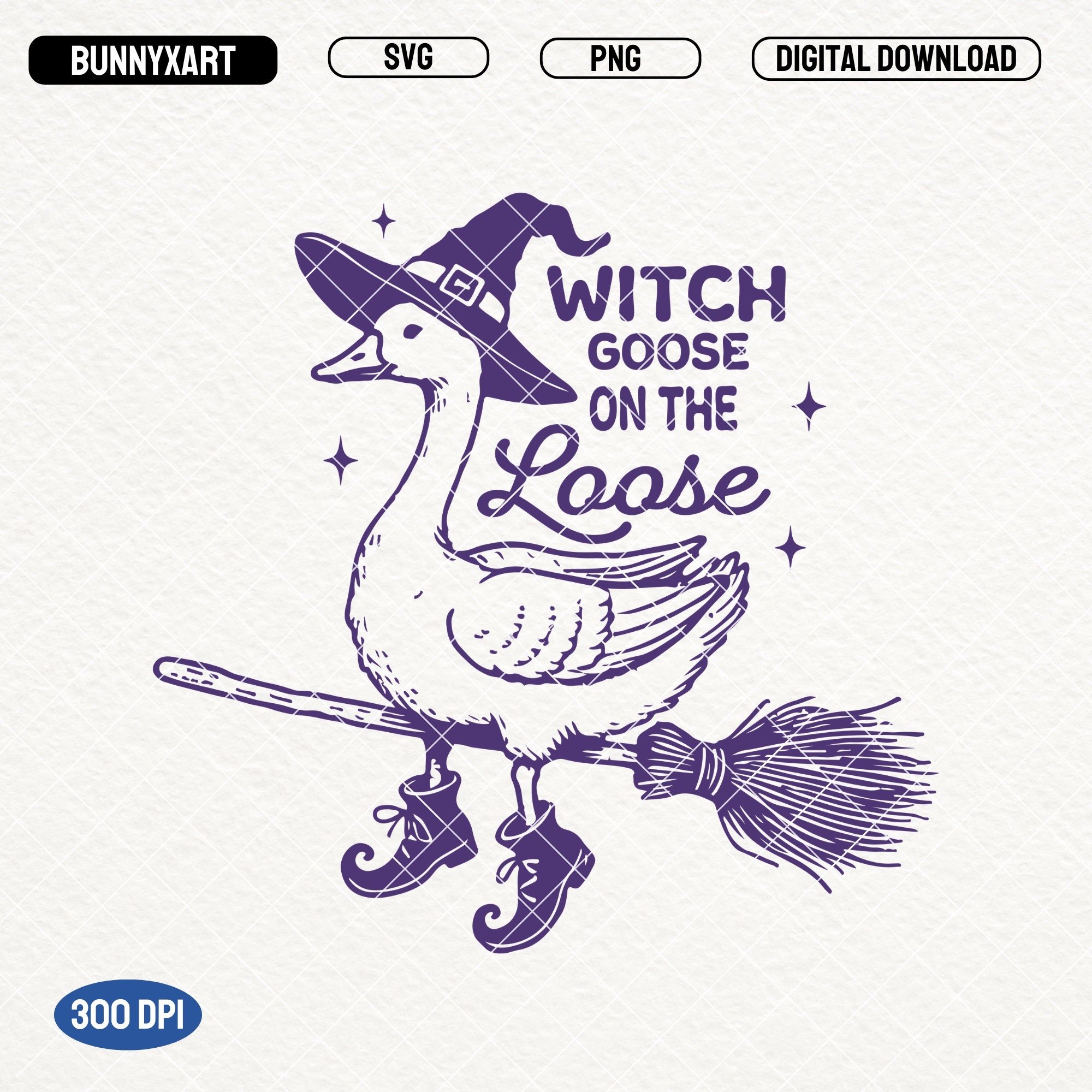 Witch Goose on the Loose SVG PNG Shirt, Halloween Goose SVG, Funny ...