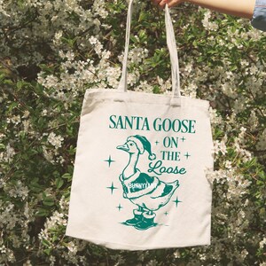 Santa Goose on the Loose SVG PNG, Funny Goose, Christmas Goose Svg ...