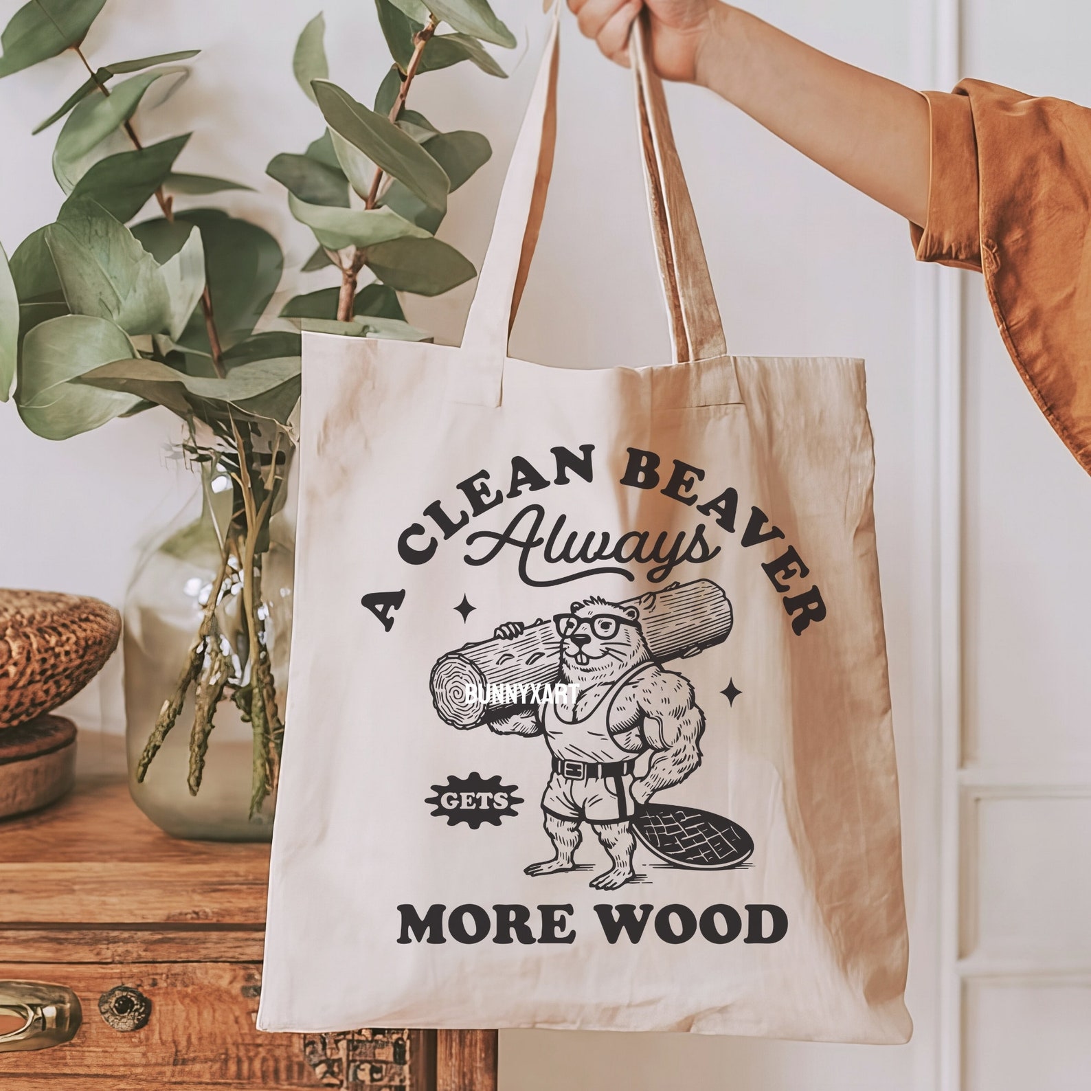 A Clean Beaver Always Gets More Wood SVG PNG Files, Funny Beaver Shirt ...
