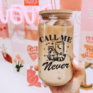 Call Me Never SVG PNG, Funny Valentines Raccoon, Vintage Retro Raccoon ...