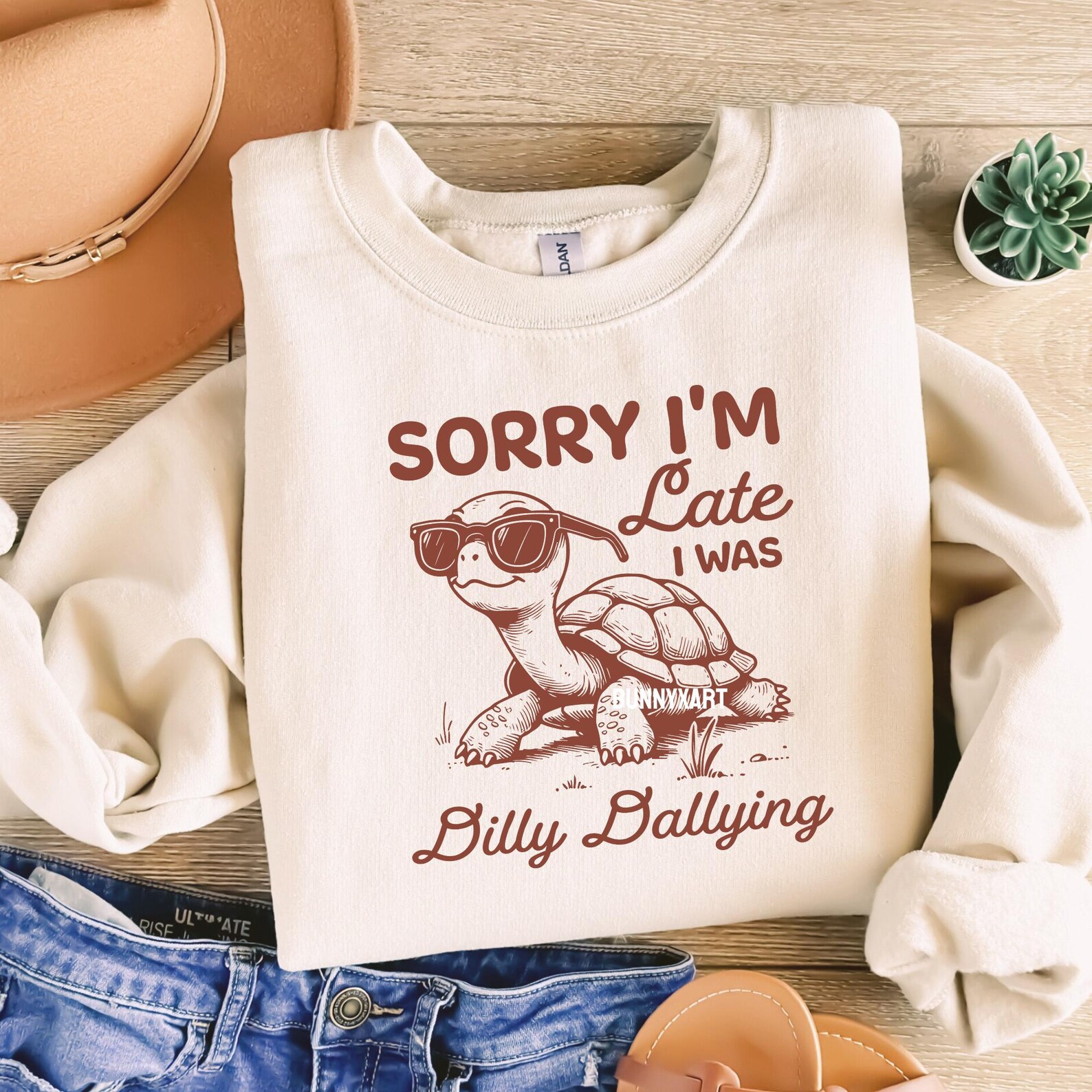 Sorry I'm Late I Was Dilly Dallying PNG SVG, Funny Turtle Shirt Design ...