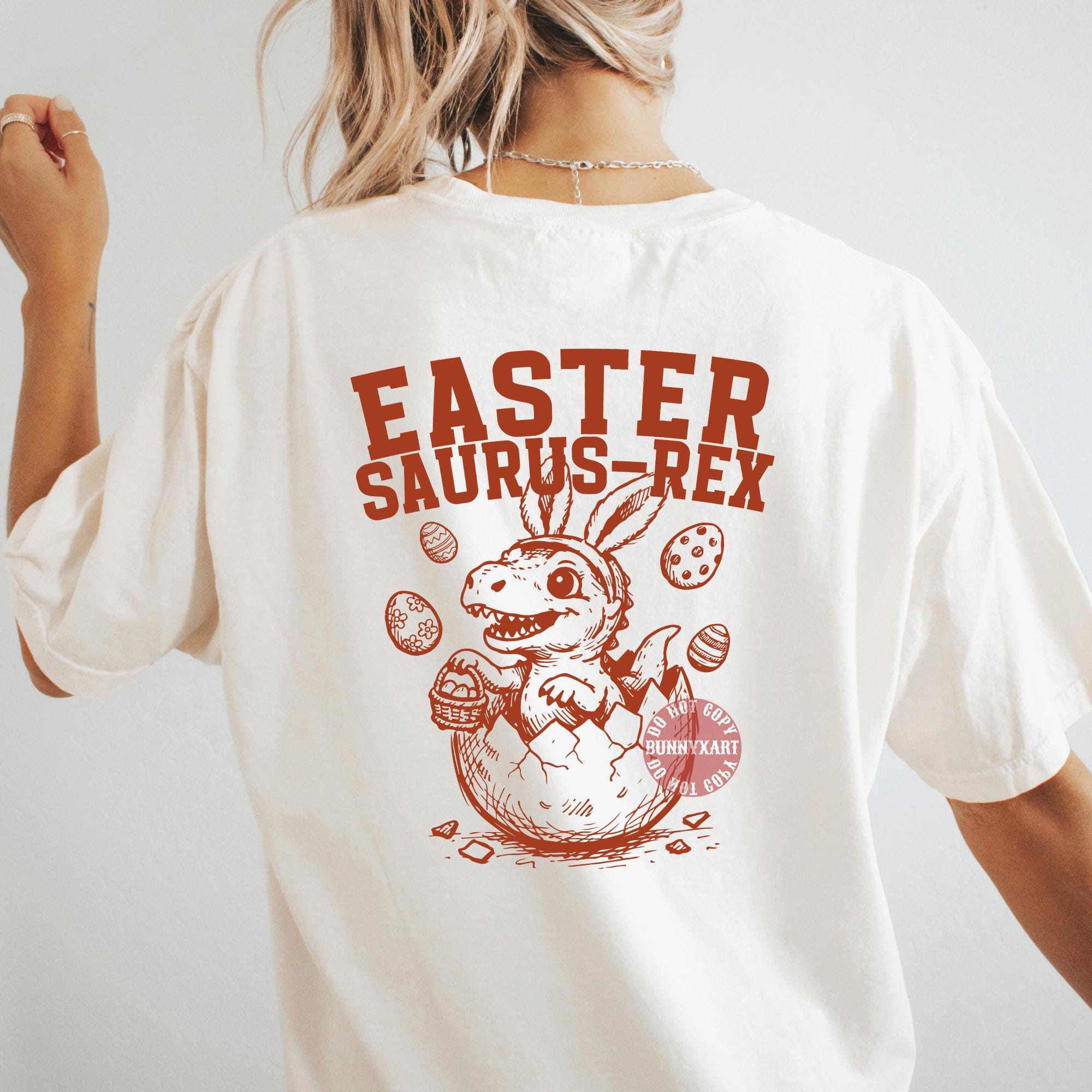 Easter Saurus Rex SVG PNG, Dinosaur Easter, T-rex Bunny, Boys Easter ...
