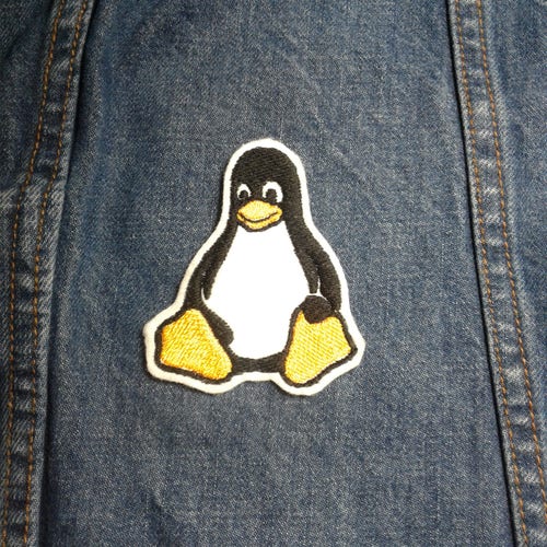 Python Logo Embroidered Patch - Etsy