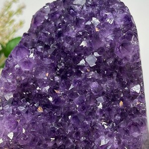 Natural Deep Purple Natural Amethyst Cathedral, Self Standing Amethyst ...