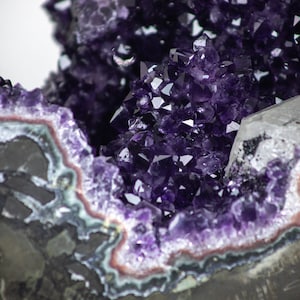 Large Amethyst Geode Deep purple Amethyst Premium Quality | Etsy