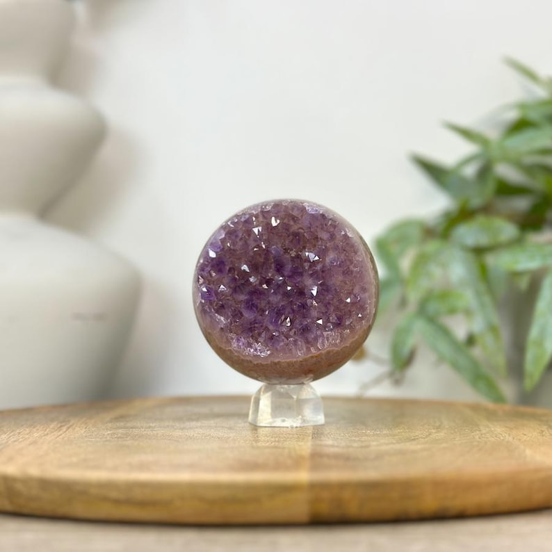 Uruguayan Amethyst Druzy Sphere Geode - SPH0228 - Etsy UK