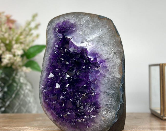 Stunning A Grade Amethyst Crystal, Self Standing Amethyst, 5.5 in Tall ...