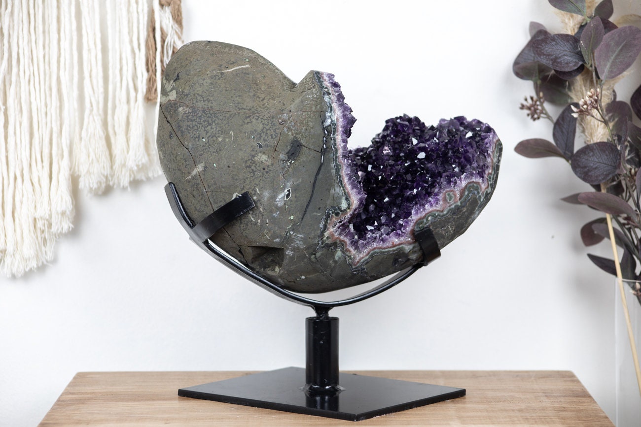 Large Amethyst Geode Deep purple Amethyst Premium Quality | Etsy