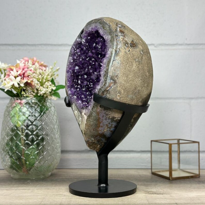 XXL Natural Amethyst Geode, Collection Grade Specimen - AWS1095 - Etsy