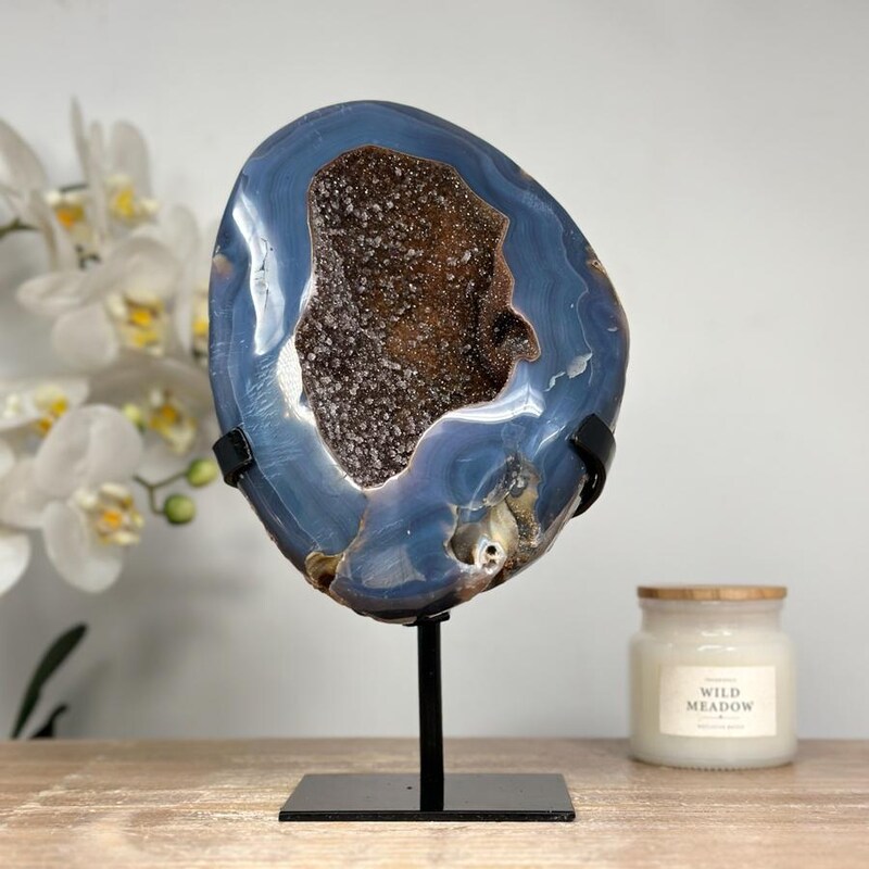 Agate Druzy Geode - Etsy