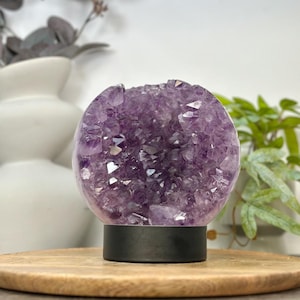 Amethyst Sphere Geode With Beautiful Crystal Formation - SPH0195 - Etsy