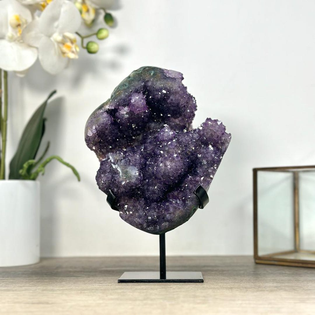 Amethyst Crystal Cluster Full of Stalactite Formations - MWS2543 - Etsy