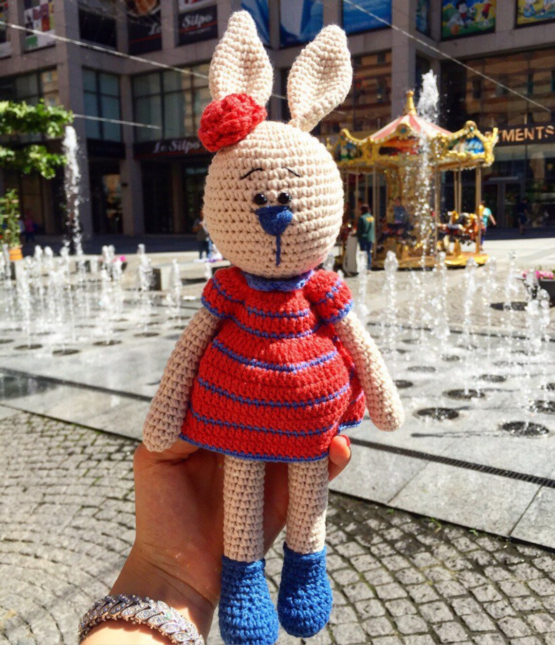 Stuffed bunny/Amigurumi rabbit/Plush bunny/Crochet bunny | Etsy