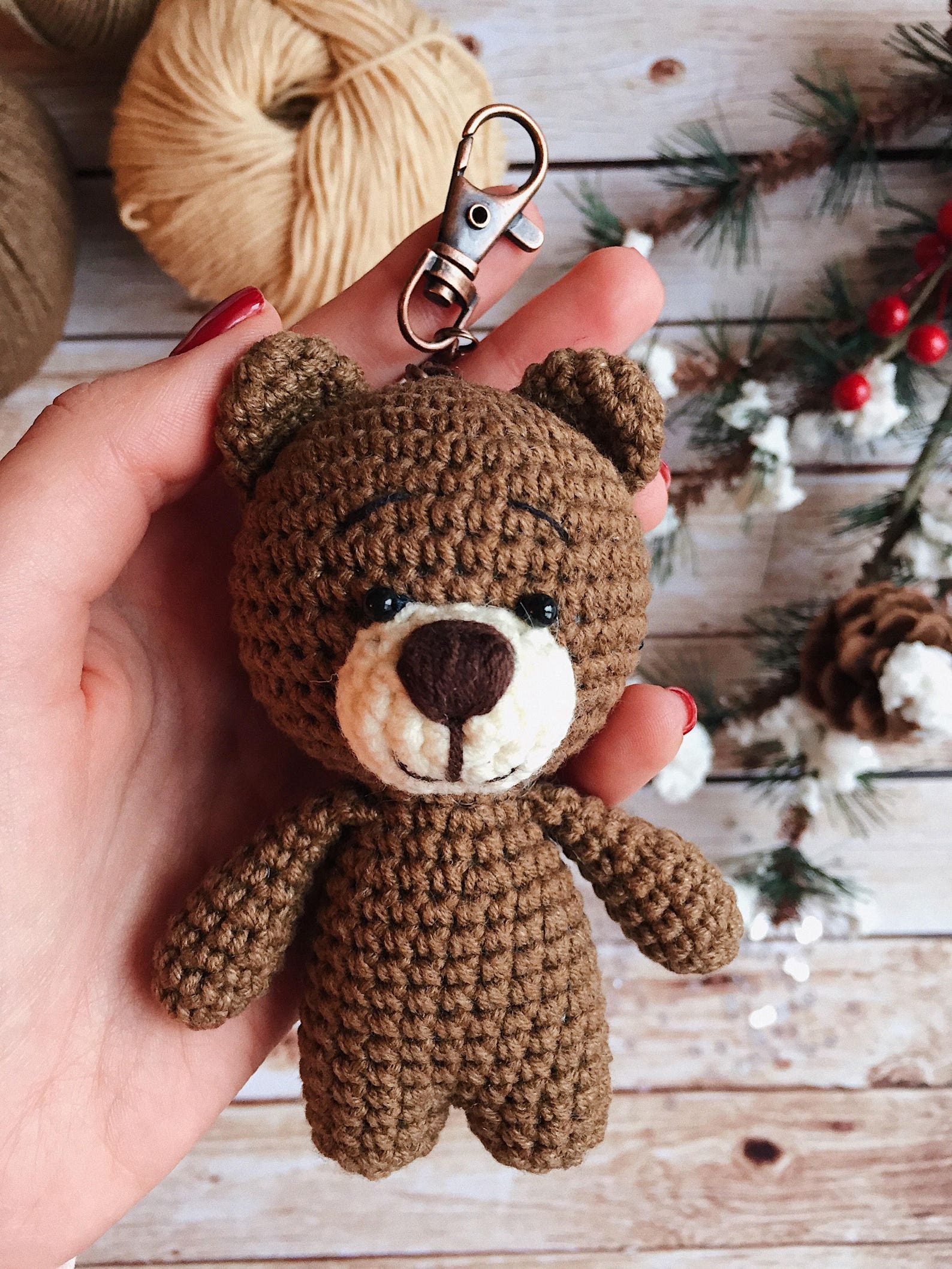 Crochet Keychain/handmade Keychain/bag Accessories/amigurumi - Etsy