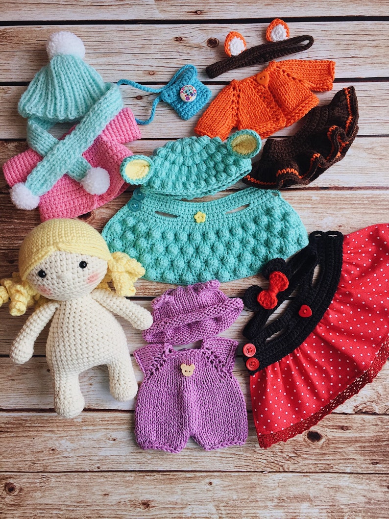 Doll With Clothes and Accessories Stuffed Doll Set Baby - Etsy