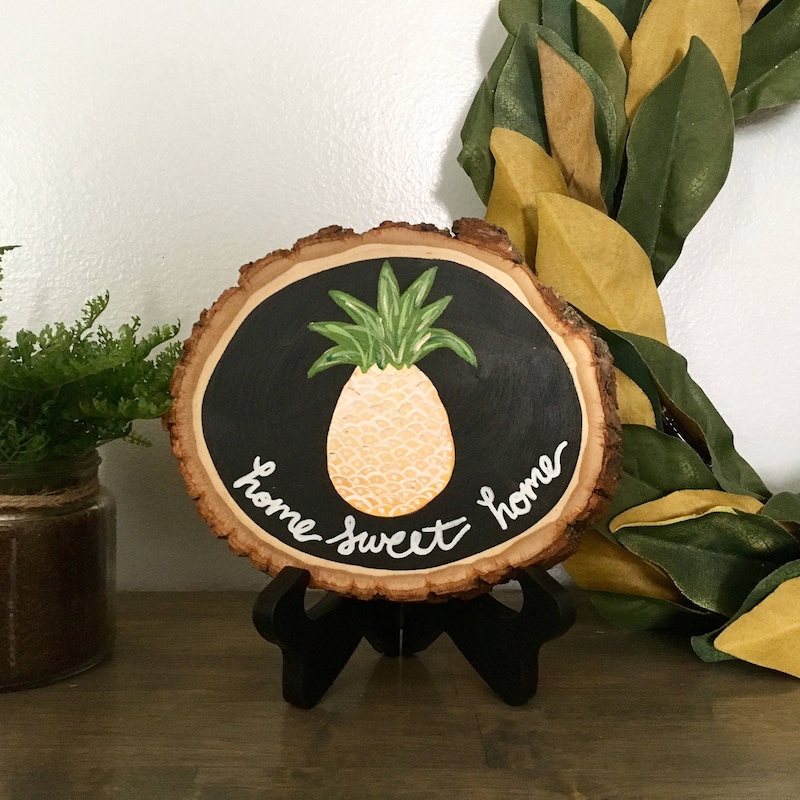 Painted Pineapple - Etsy