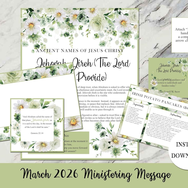 March Name Tags - Etsy